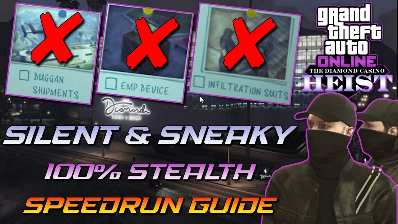 How to Speedrun Silent & Sneaky 100% Stealth Guide NO Secondary Preps! - YouTube