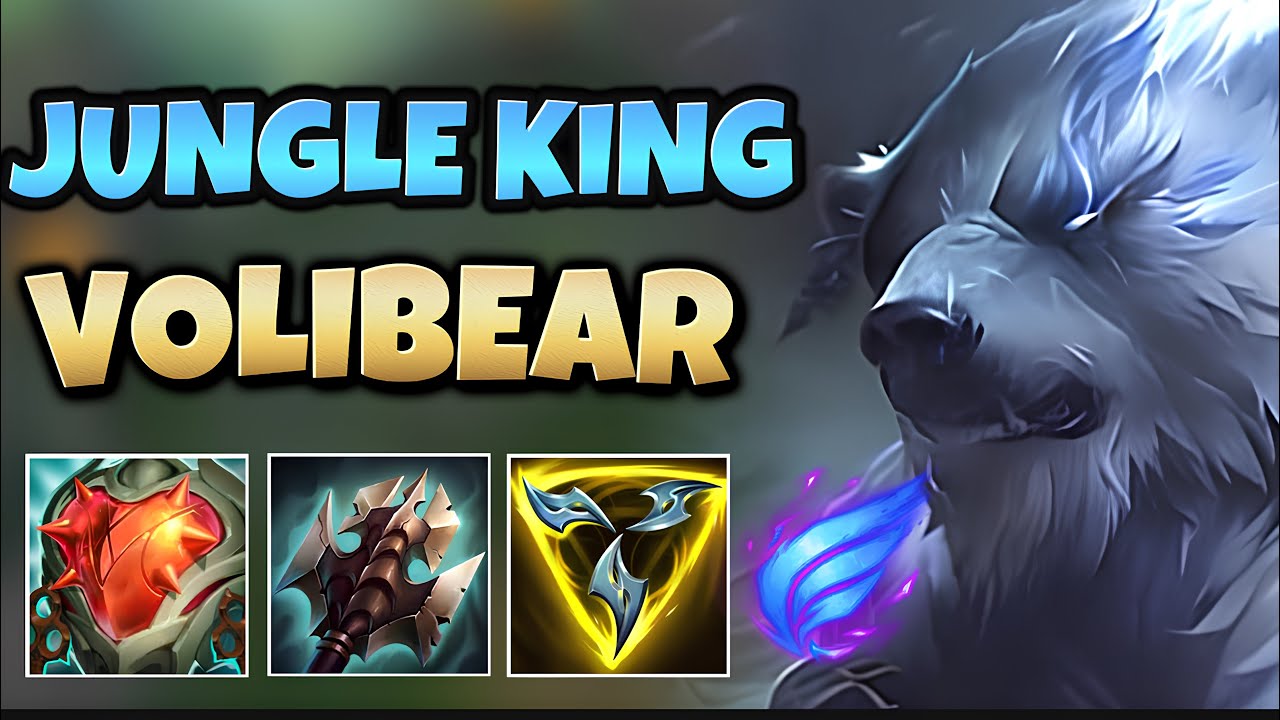 VOLIBEAR IS THE BEST PICK FOR JUNGLE! WILD RIFT (RUNES & BUILD) - YouTube