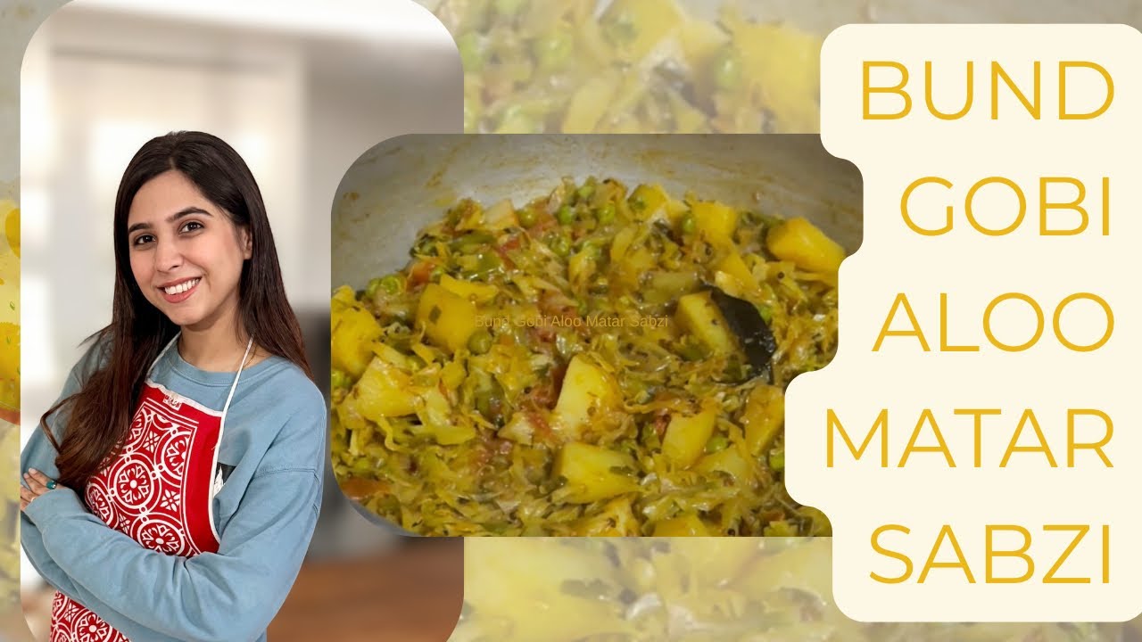 Bund Gobi Aloo Matar Sabzi | Simple Home Style Recipe 😋 - YouTube