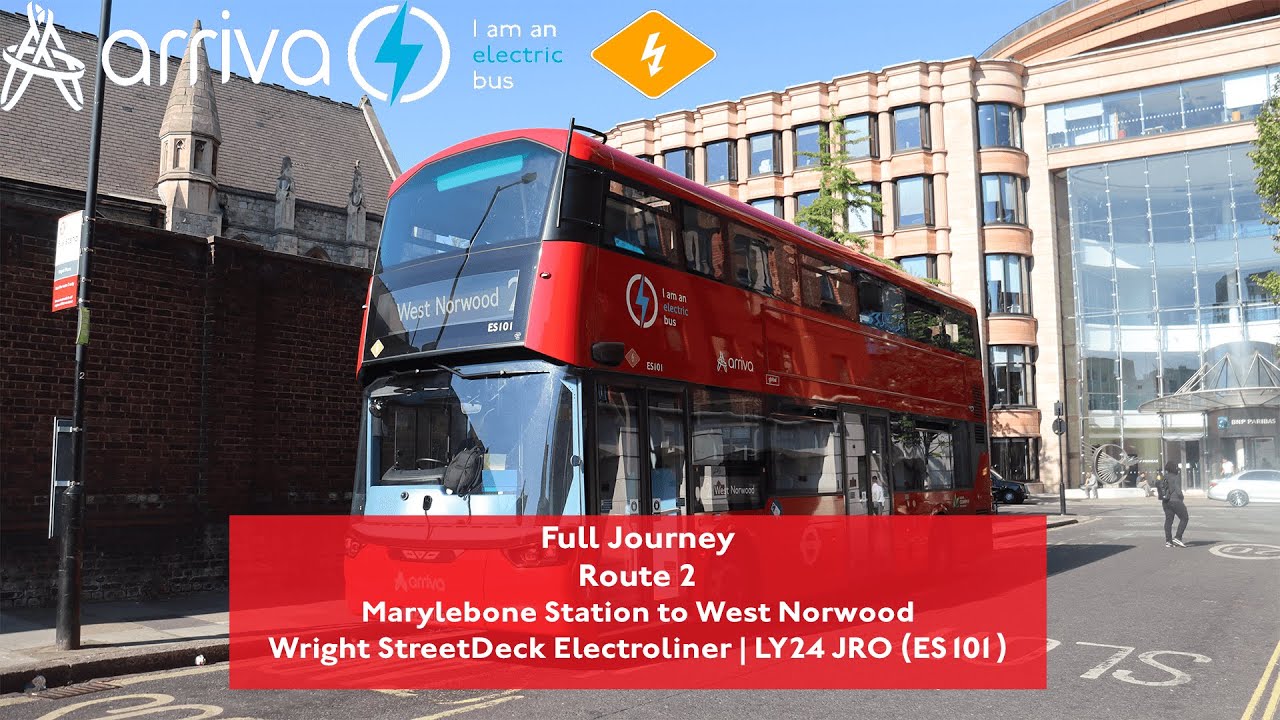 Full Journey | Route 2 to West Norwood | Rare Working | Wright ...