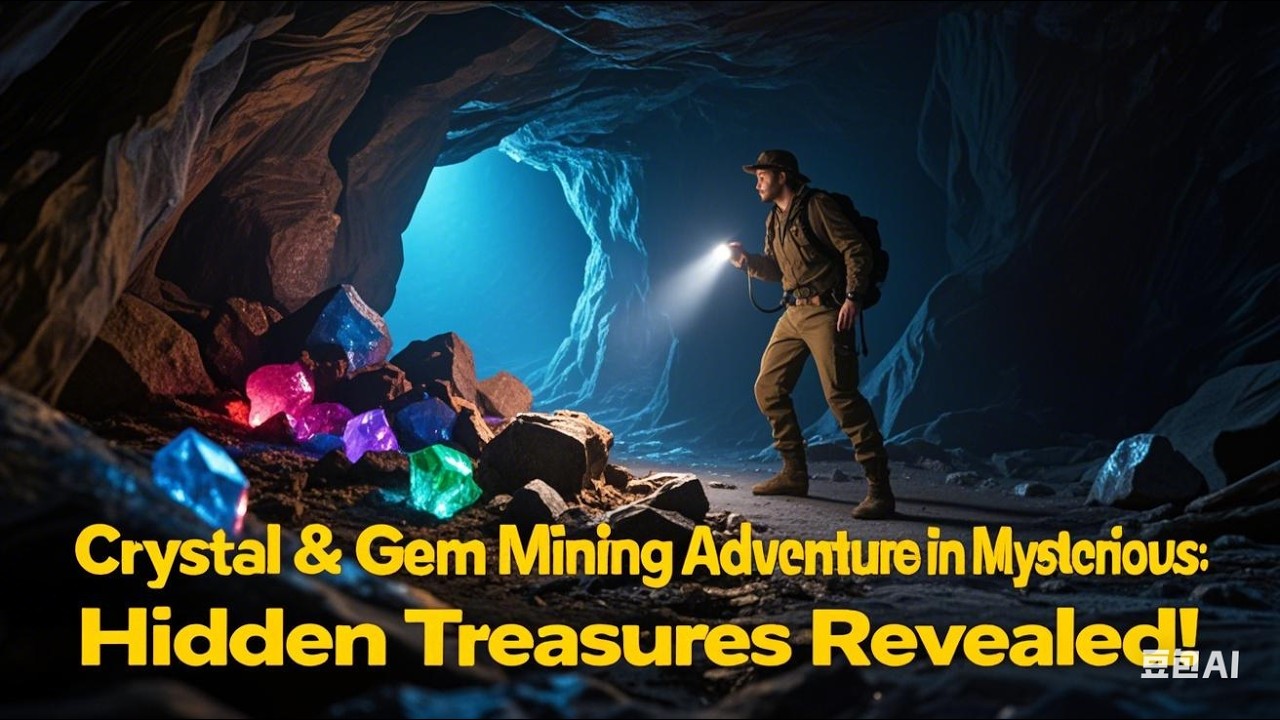 Crystal & Gem Mining Adventure in Mysterious Caves: Hidden Treasures ...