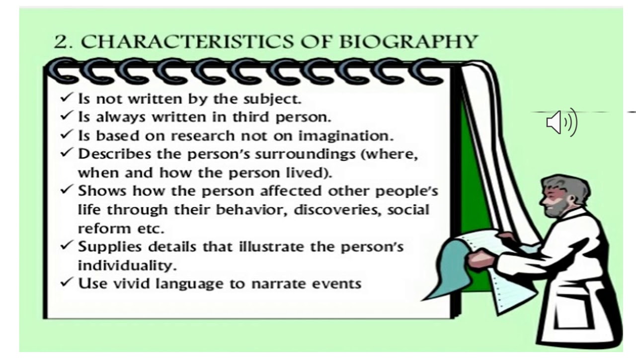 Class 9 biography writing - YouTube