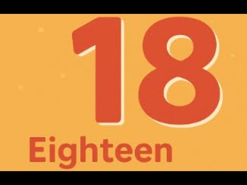 Learning Your Numbers! The Number 18 - YouTube
