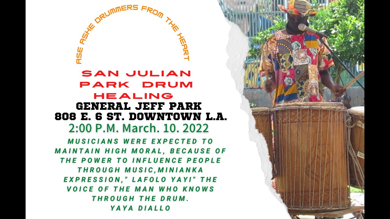 Unkalbean and King Pharaoh Jackson with Ase Ashe Dancers and Drummers ...