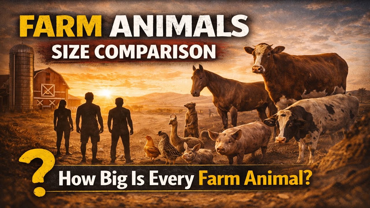 Funny Farm Animals Marching Together | Cute Animal Parade Animation ...