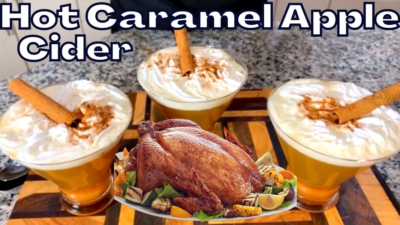 How To Make Holiday Hot Caramel Apple Cider - YouTube