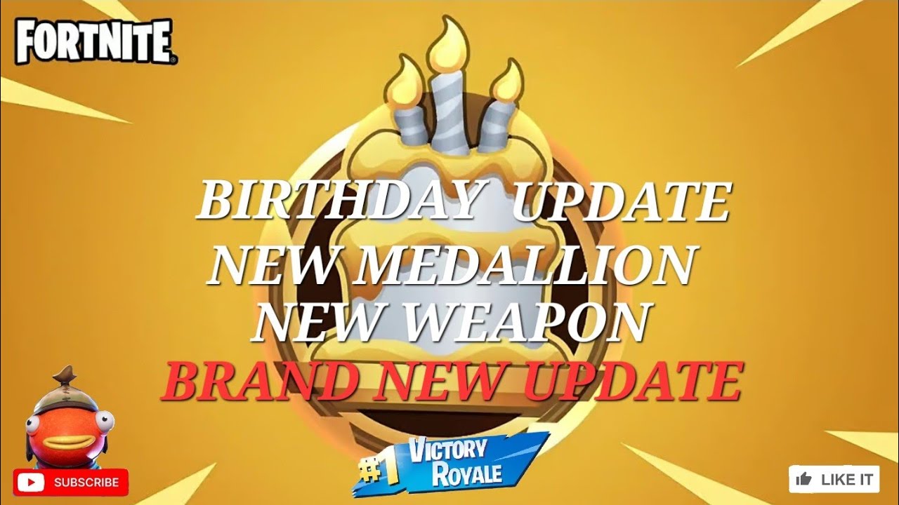 Fortnite: New Birthday Update Is Here - YouTube