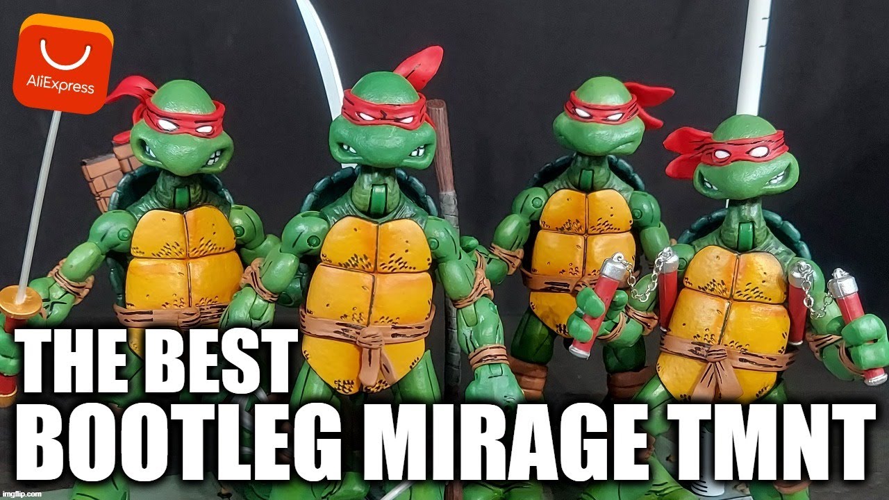 AliExpress Bootleg NECA Mirage Teenage Mutant Ninja Turtles TOO GOOD ...