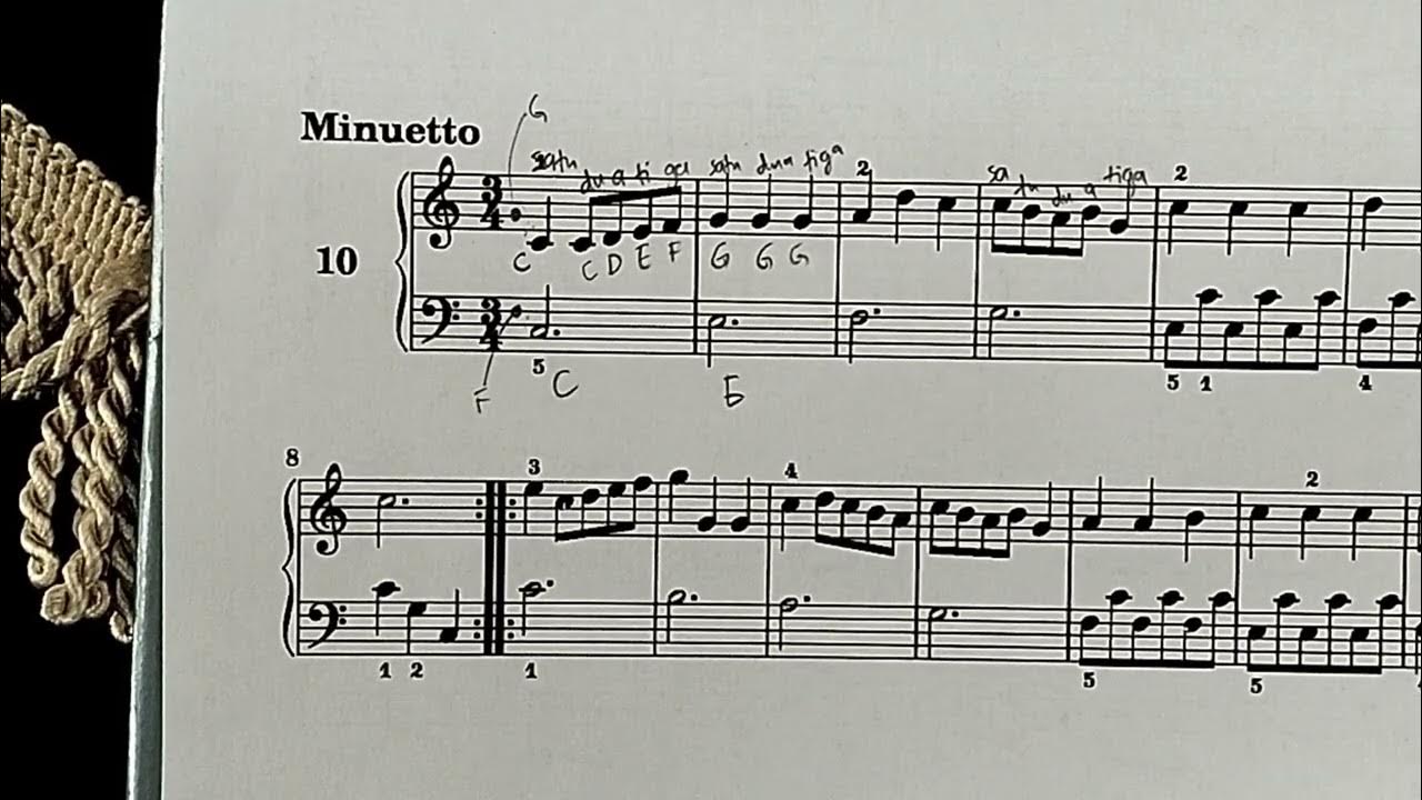 ABRSM 2023-24 Grade 1 A3 A.Reinagle - Minuet in C - Performance Direction - YouTube