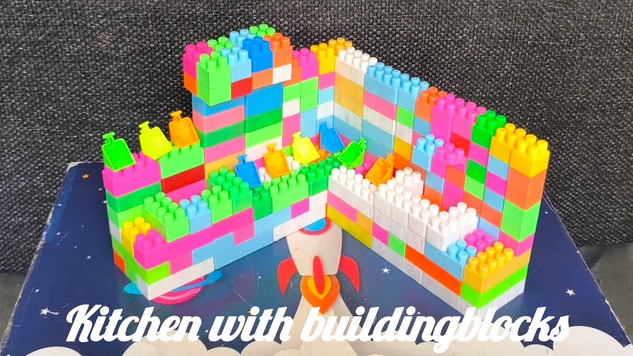 Satisfying DIY Kitchen|Blocks kitchen|Buildingblocks Kitchen|Satisfying ...