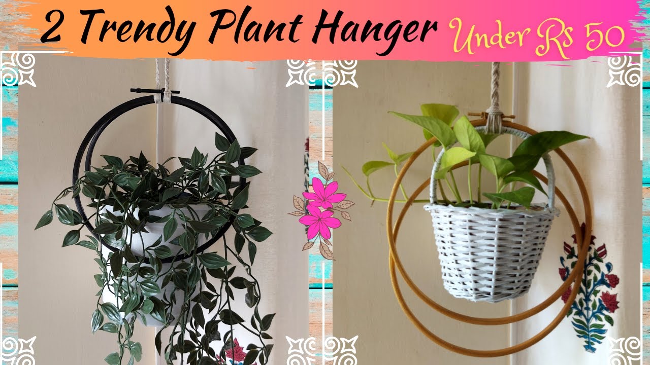 2 Trendy Diy Plant Hanger | Easy Plant Hanger Ideas (Part 1) Nitz ...