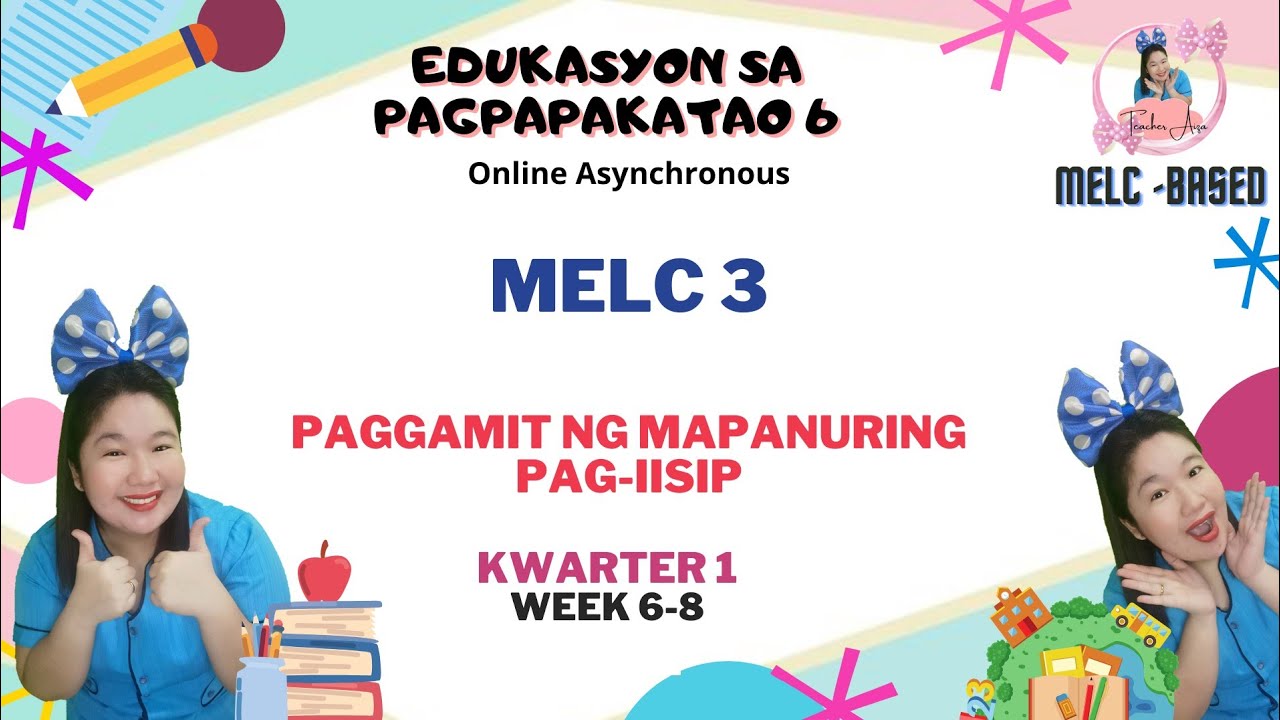 ESP 6 - Quarter 1 Week 6-8 - YouTube