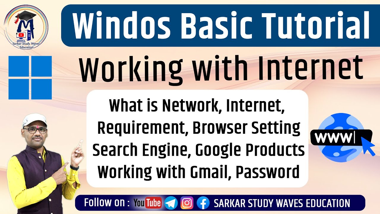 Internet Basics on Windows | Network, Search Engines, Gmail Tips ...
