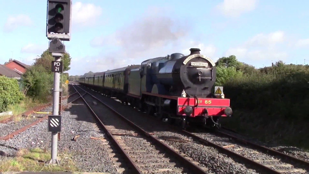 Ex GNR V Class 4-4-0 No.85 Merlin - Steam Enterprise - Poyntzpass ...
