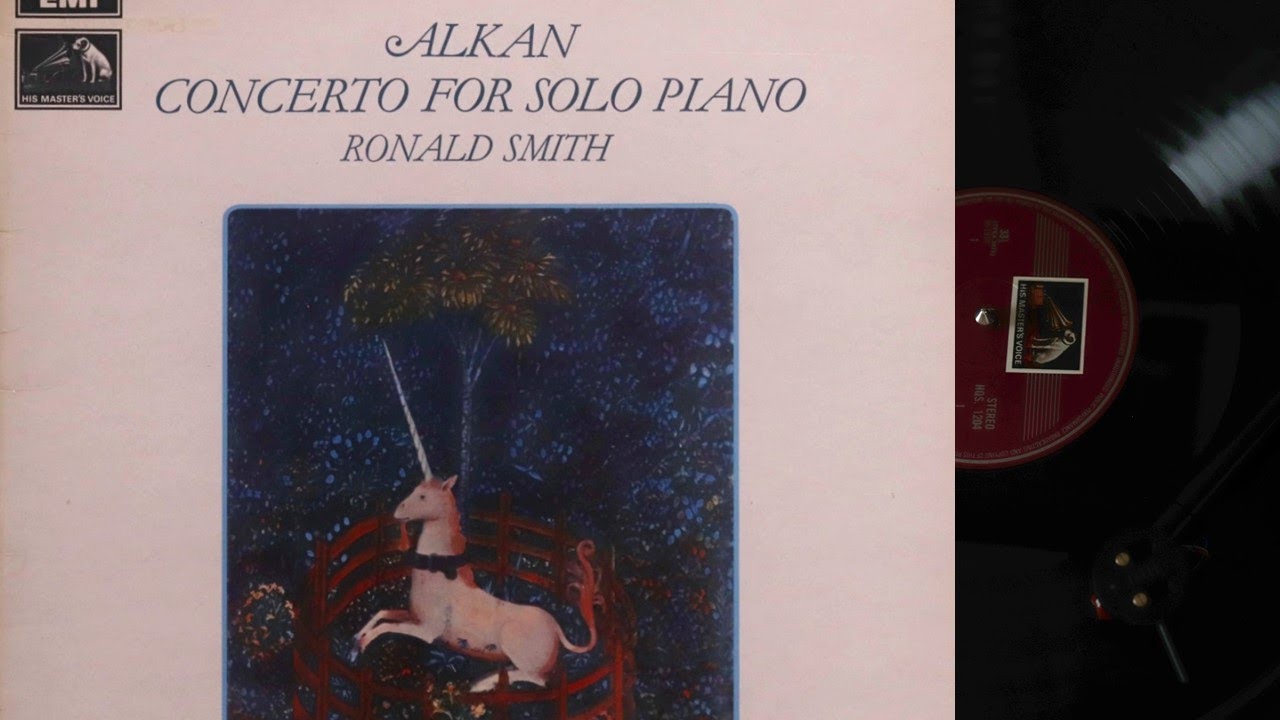 [LP] Alkan - Concerto For Solo Piano - Smith (side A) - YouTube