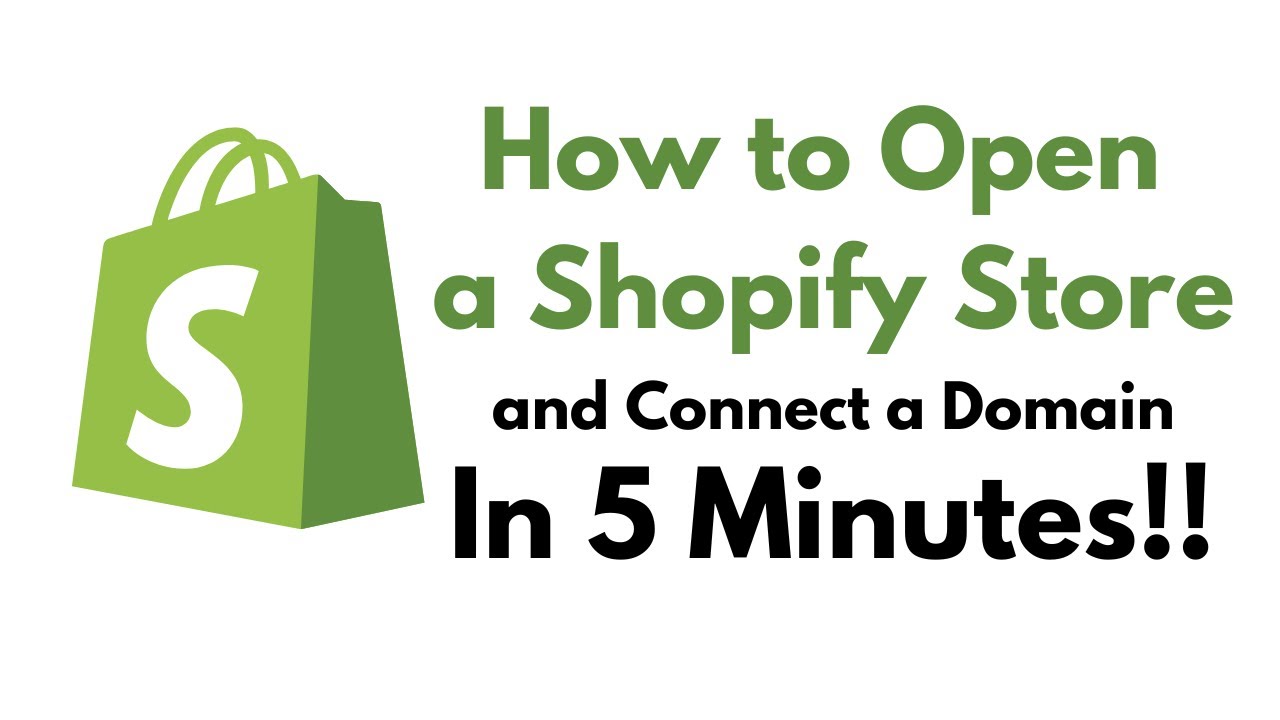 How to Create a Store and add a Domain in Shopify 2022 - YouTube