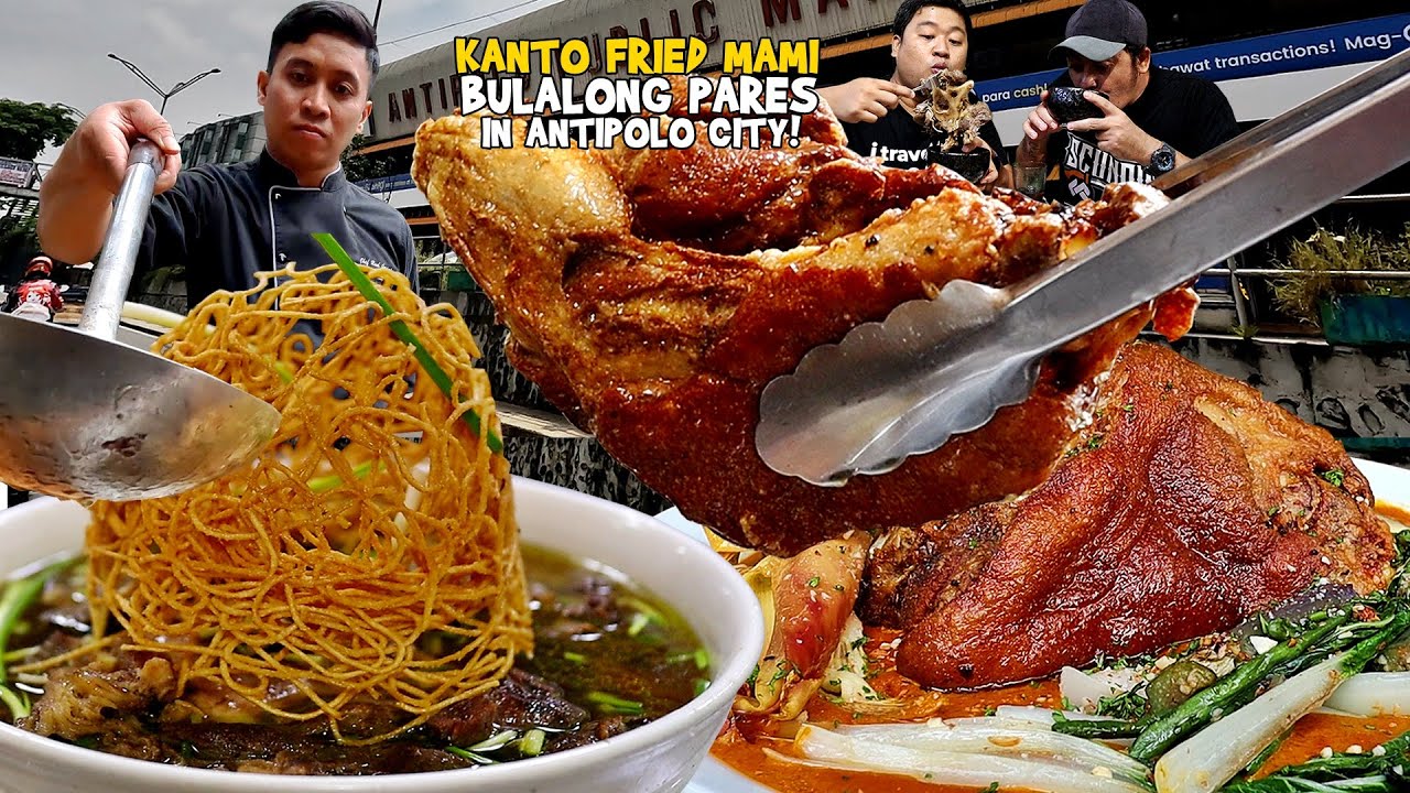 SOLID na "KANTO FRIED MAMI na PARES BULALO" in ANTIPOLO CITY! (HD ...