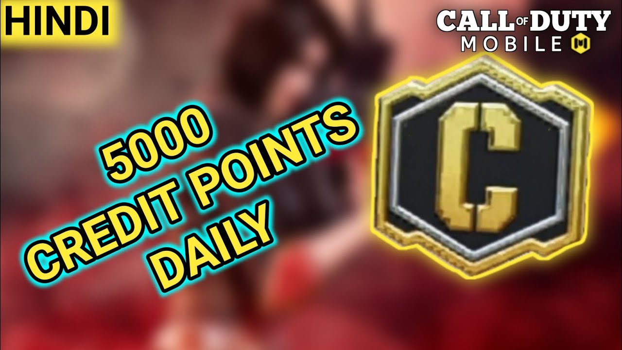 How to get CREDIT points Faster in call of duty mobile - YouTube