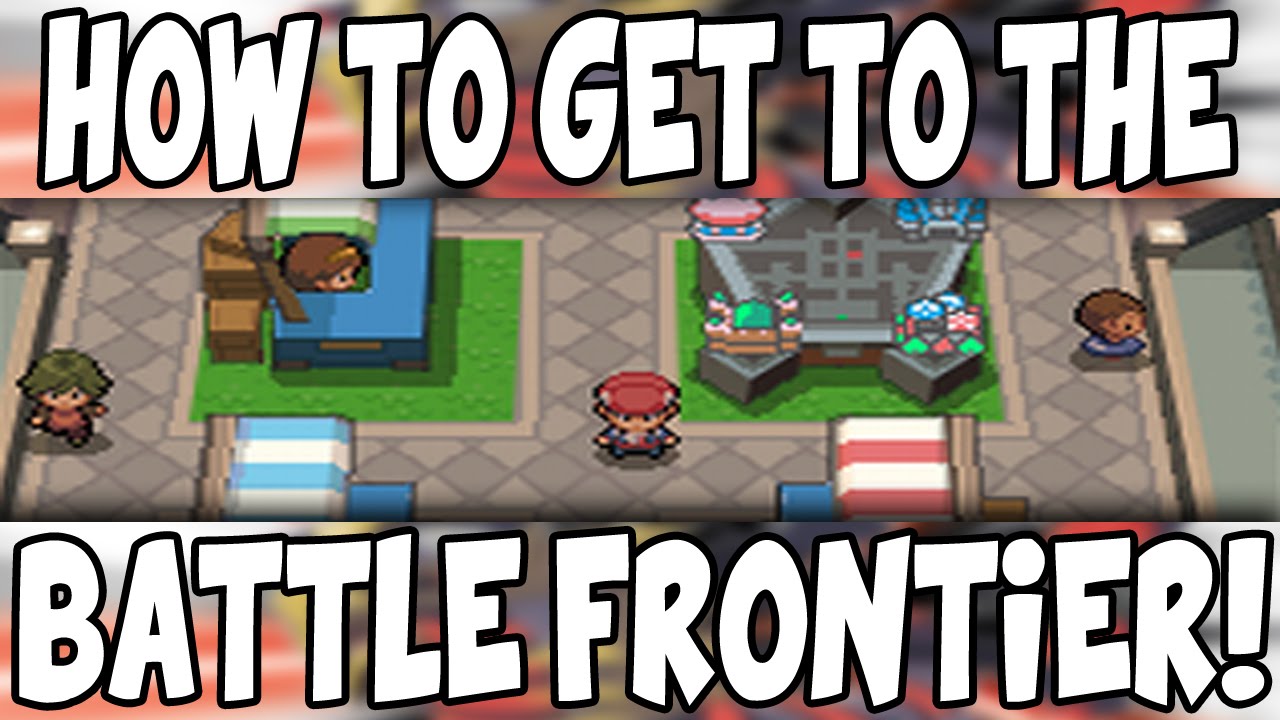 How to get to the Battle Frontier on Pokemon Platinum - YouTube