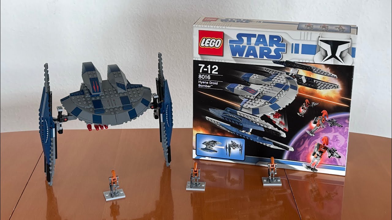 Lego Star Wars 8016 Hyena Droid Bomber | Speedbuild - YouTube