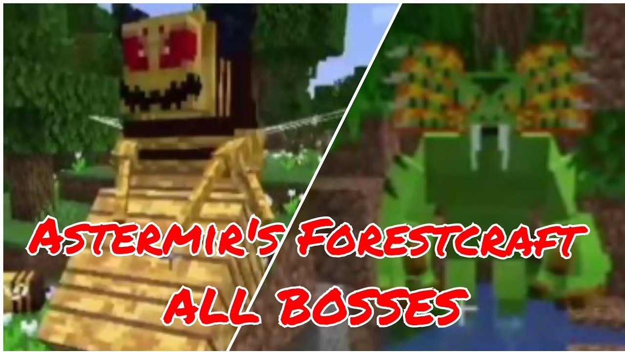 Minecraft Astermir's Forestcraft All Bosses ( 1.16.5 Mod ) - YouTube