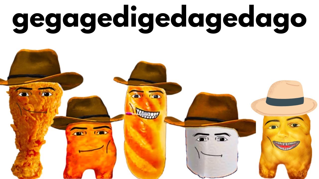 gegagedigedagedago different characters - YouTube