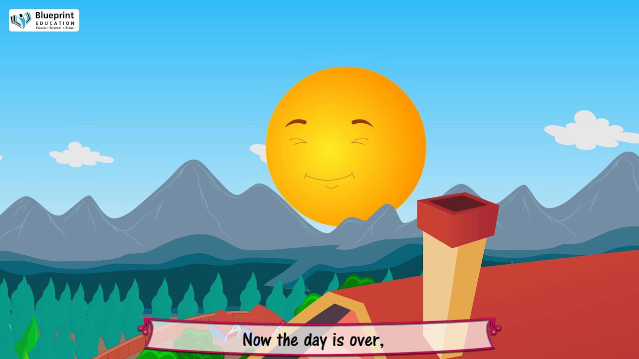 Children Rhyme Now the Day is Over - YouTube