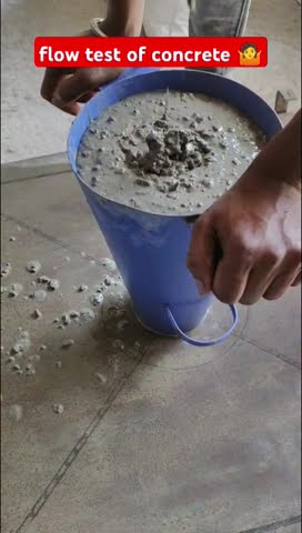flow test of concrete at plant #civil #machine #flow #construction # ...