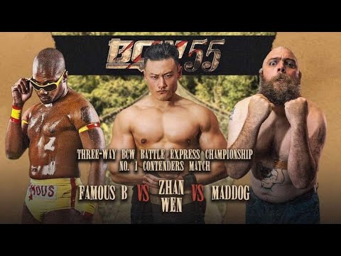 Famous B vs Zhan Wen vs Maddog - BCW 55 - YouTube