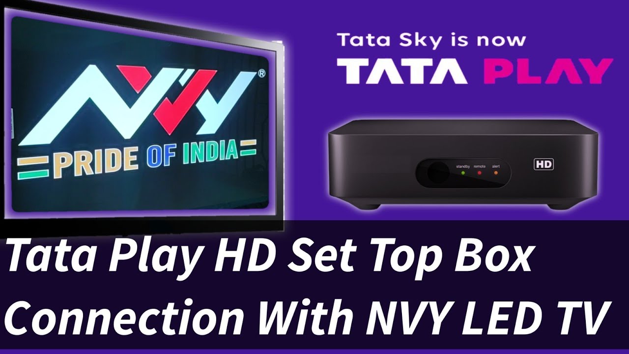 NVY LED TV Connection setting // NVY LED TV connect with HD Set Top Box ...