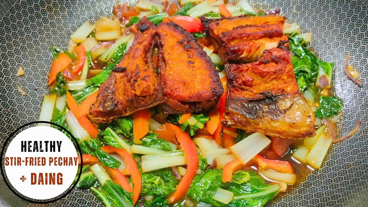 Stir-Fried Pechay with Daing na Bangus | Quick and Flavorful Filipino ...