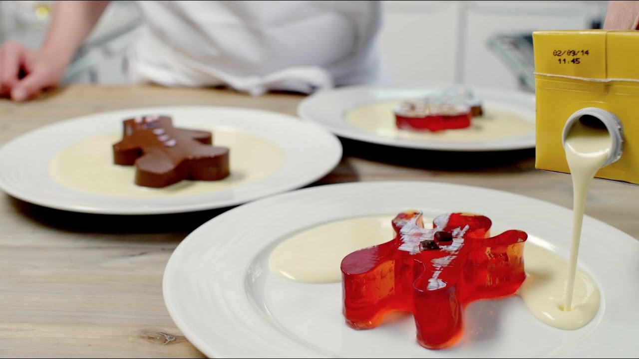 Dessert med utstanset gele - Piano - YouTube