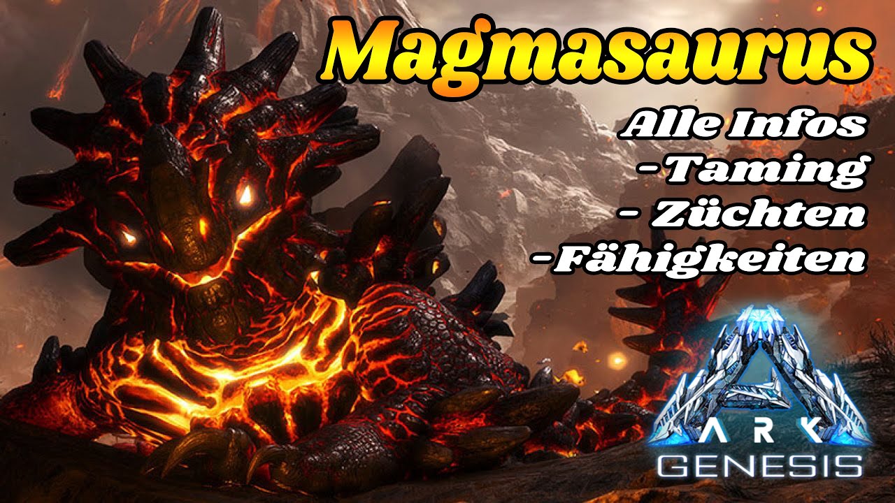 Ark Guide | Alle Infos zum Magmasaurus [Taming - Zucht - Allgemeines ...
