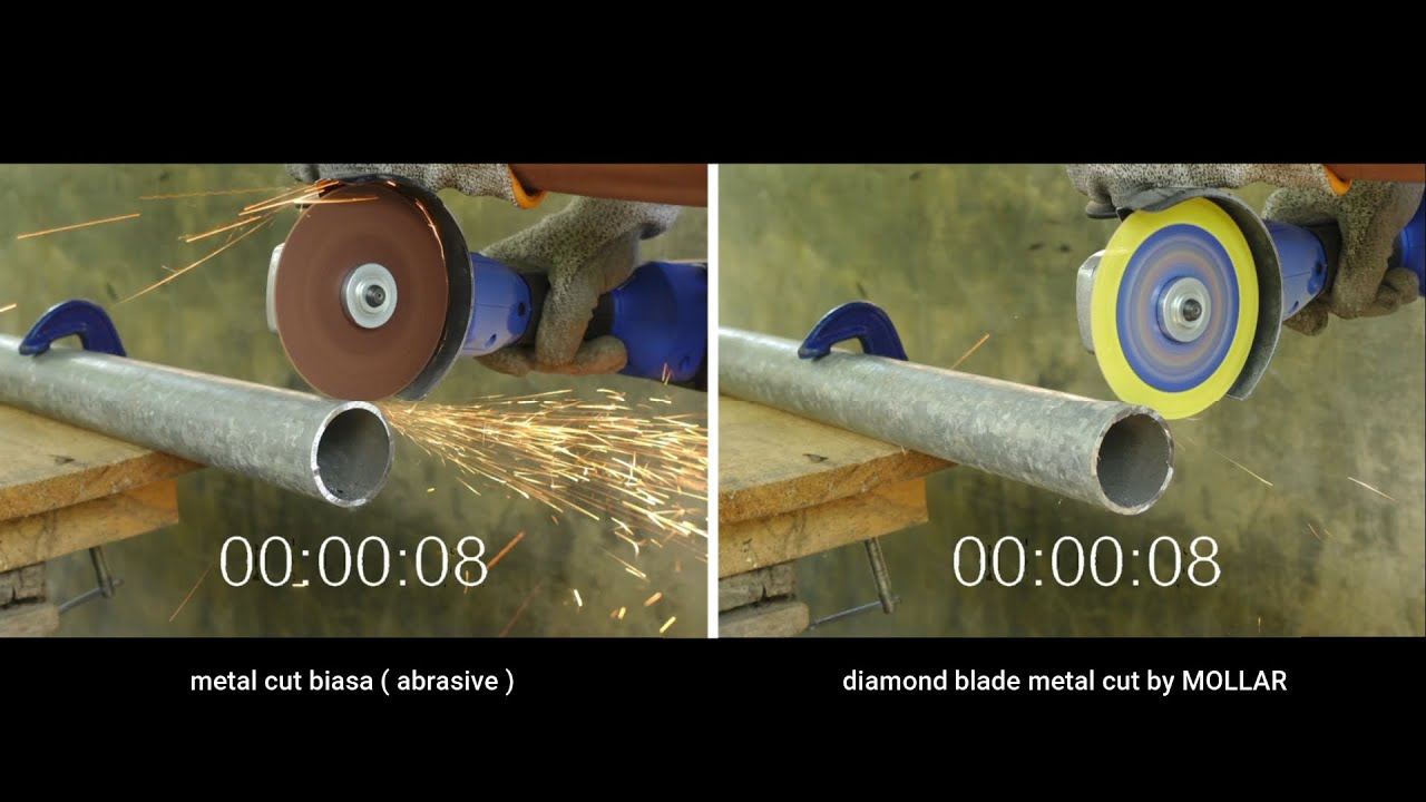 tes mata potong metal generasi terbaru - MOLLAR DIAMOND BLADE METAL CUT ...