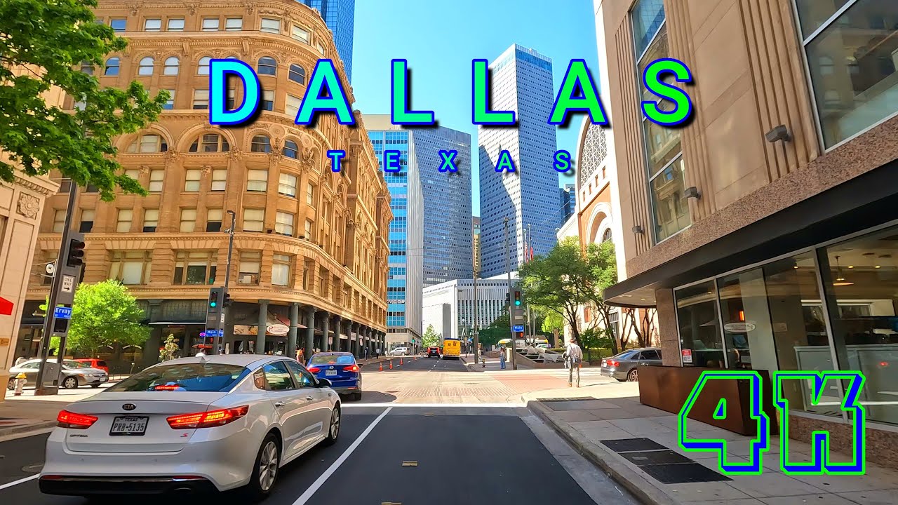 Dallas Drive Part 2, Texas USA 4K - UHD - YouTube