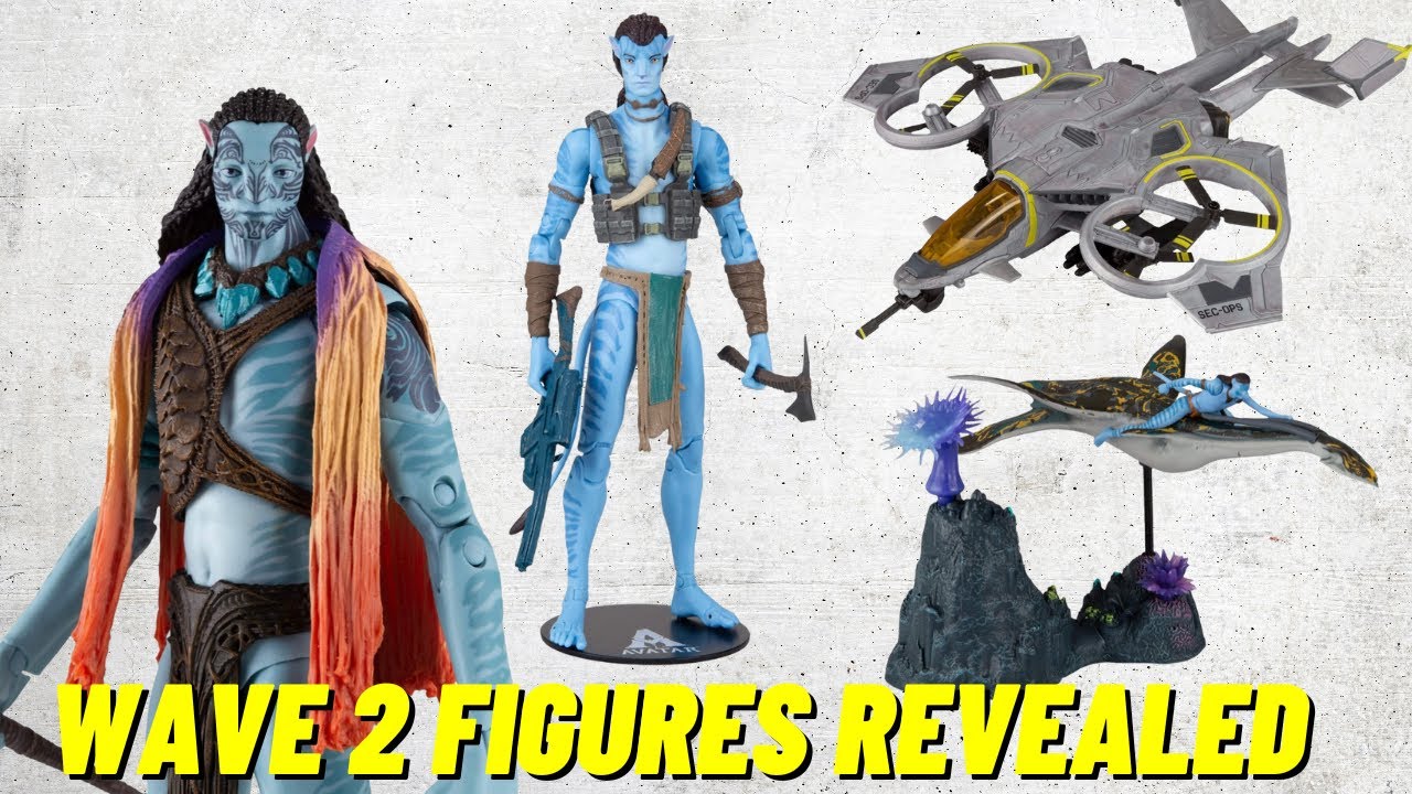 Avatar The Way of Water Mcfarlane Toys Wave 2 REVEALED - YouTube