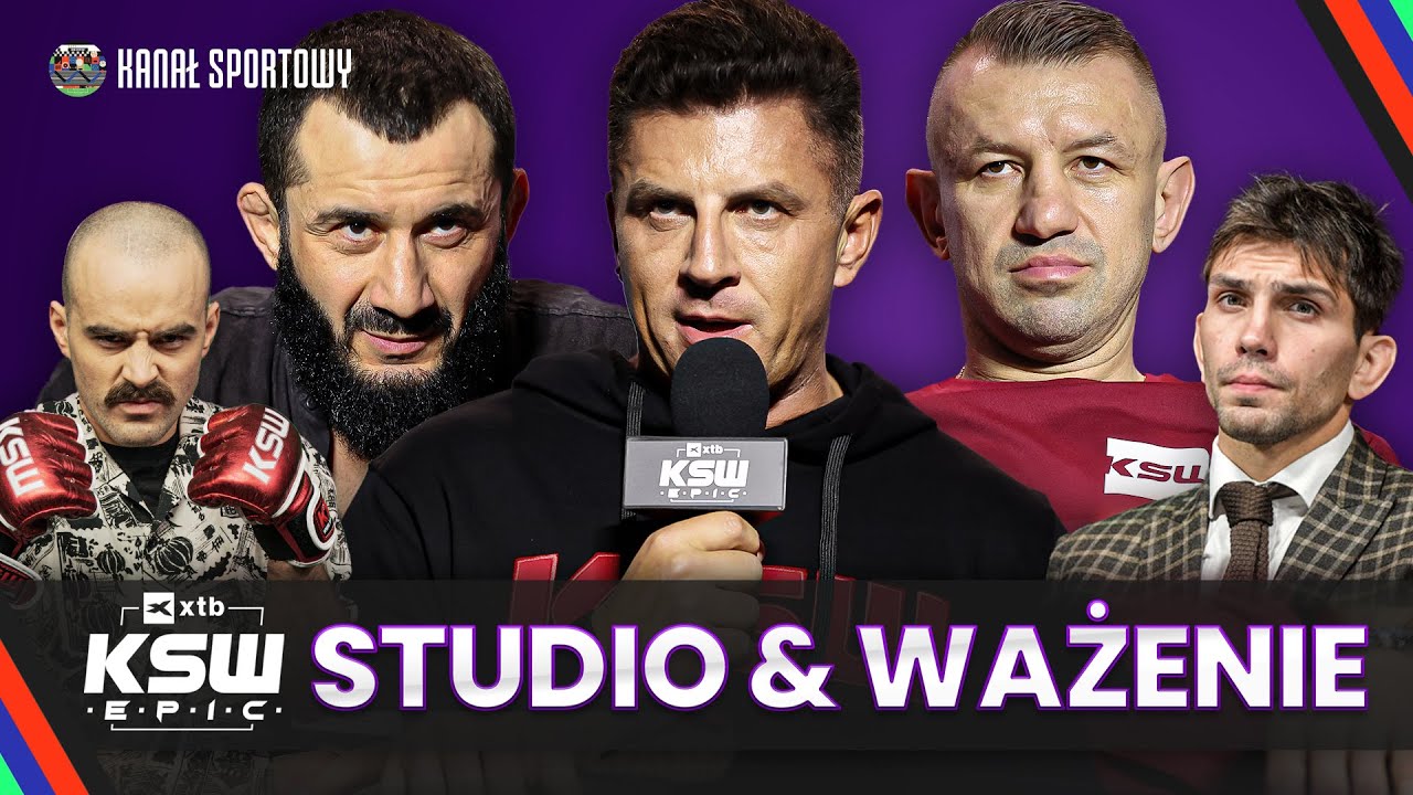 ADAMEK KONTRA CHALIDOW - CEREMONIA WAŻENIA PRZED KSW EPIC + STUDIO: ZIÓŁKOWSKI, ODZIMKOWSKI I ...