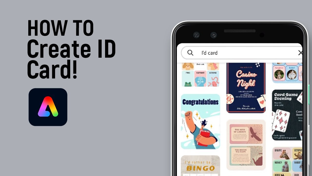 How to Create ID Card in Adobe Express App [easy] - YouTube