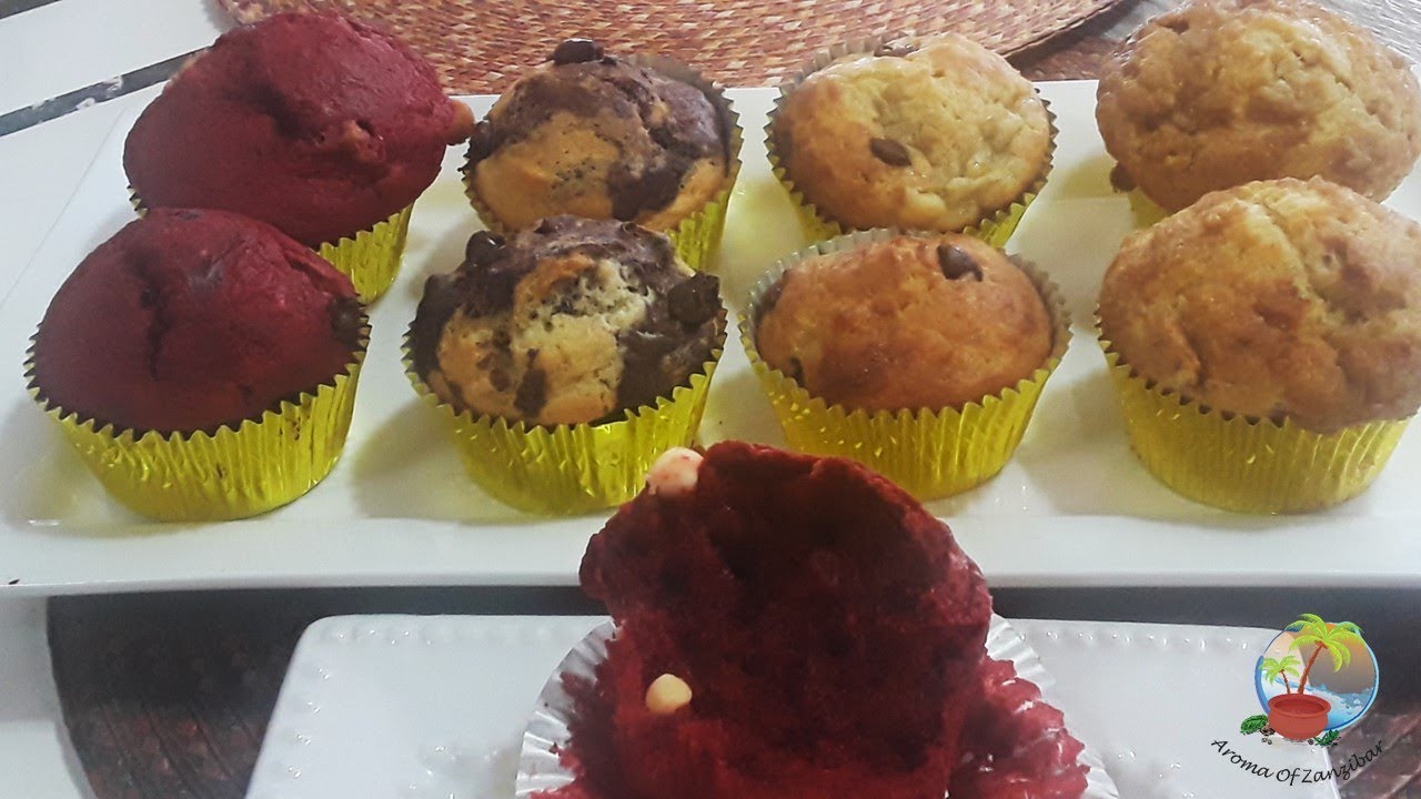 BASIC MUFFIN RECIPE CREATE 5 FLAVORS - YouTube