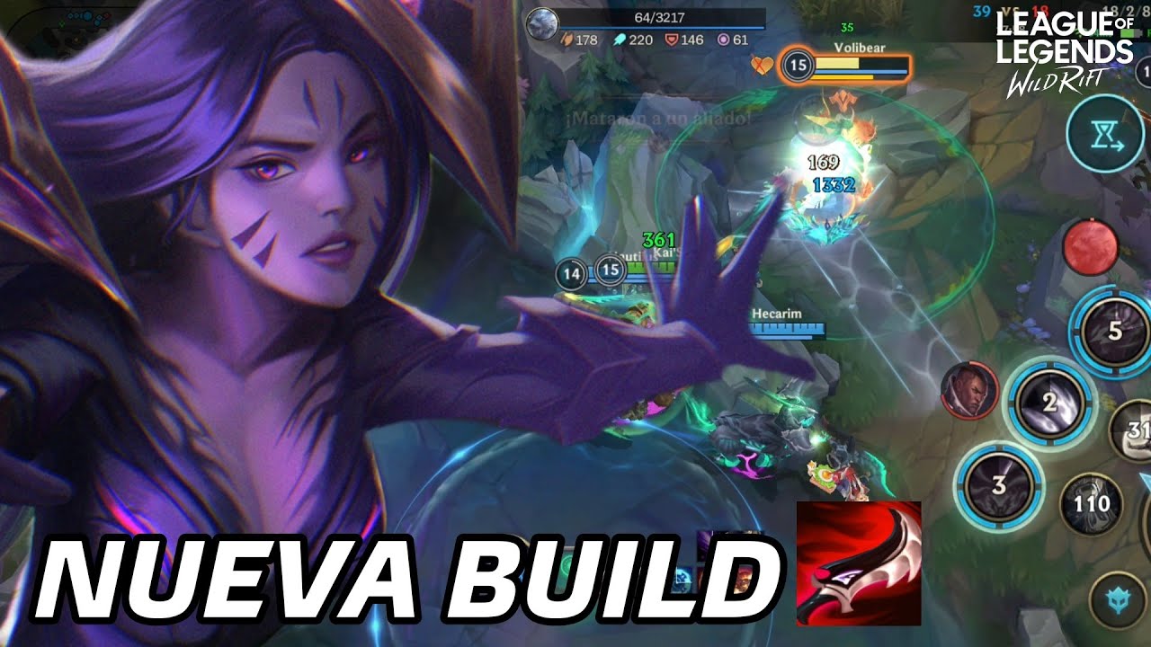 ¡LA NUEVA BUILD DE KAISA CON DRAKTHARR QUE DESTROZA EN WILD RIFT! 💥 ...