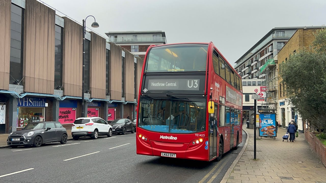 FULL ROUTE VISUAL|Metroline London Bus Route U3|Heathrow Central ...