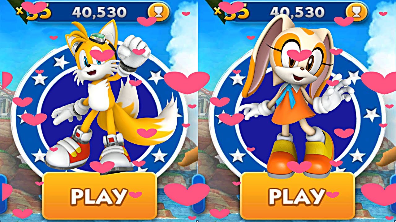 Tails vs Cream - Valentine's Day Edition- Versus Mode - SonicDash ...