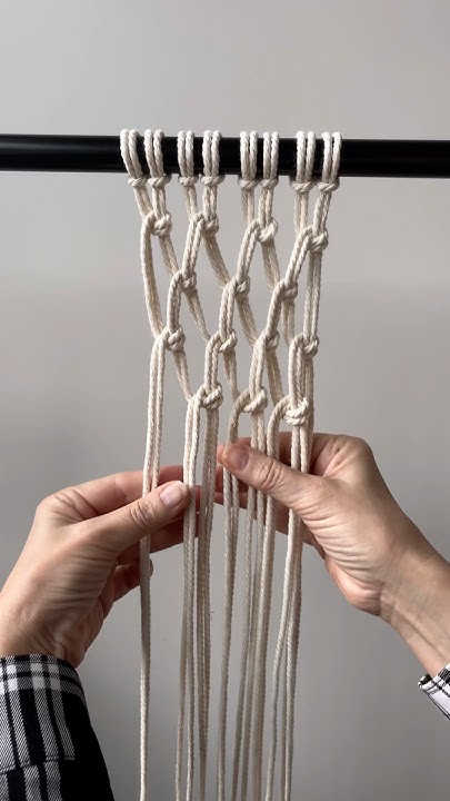 Macrame pattern tutorial🧶 #macrame #macramepattern #macrametutorial #macrameknot #diy # ...
