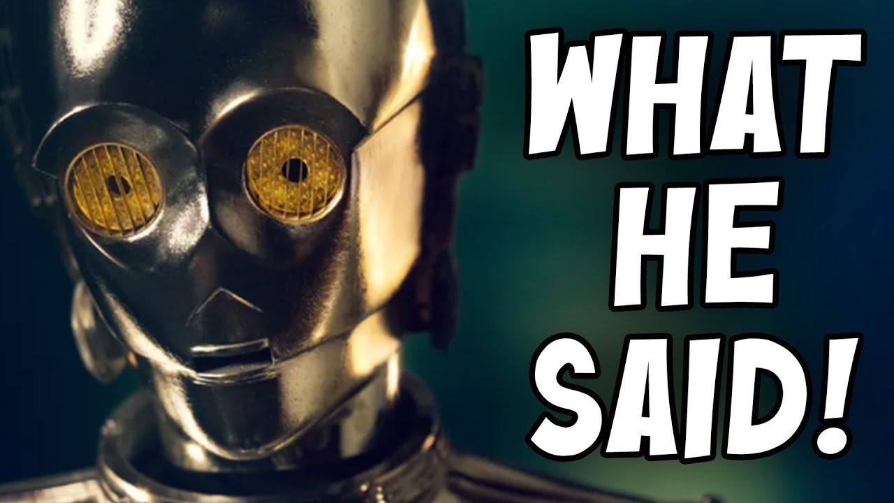 Star Wars C3po Quotes