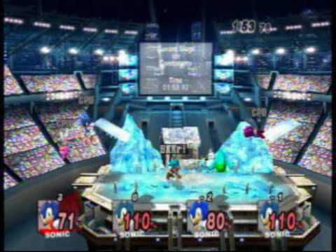 Sonic Battle Stadium - SSBB Stage Texture - YouTube