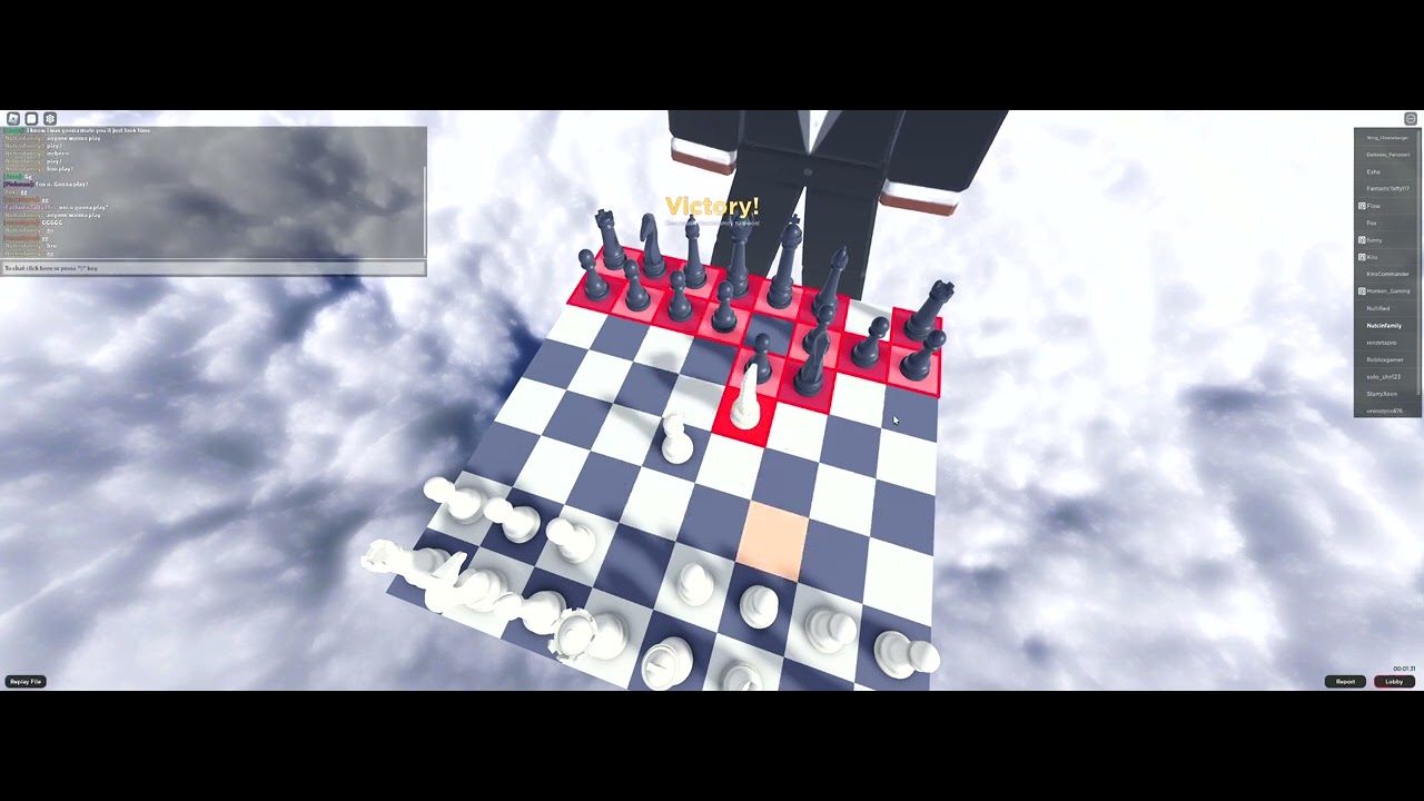 easy 3 move win in roblox chess (atomic) - YouTube