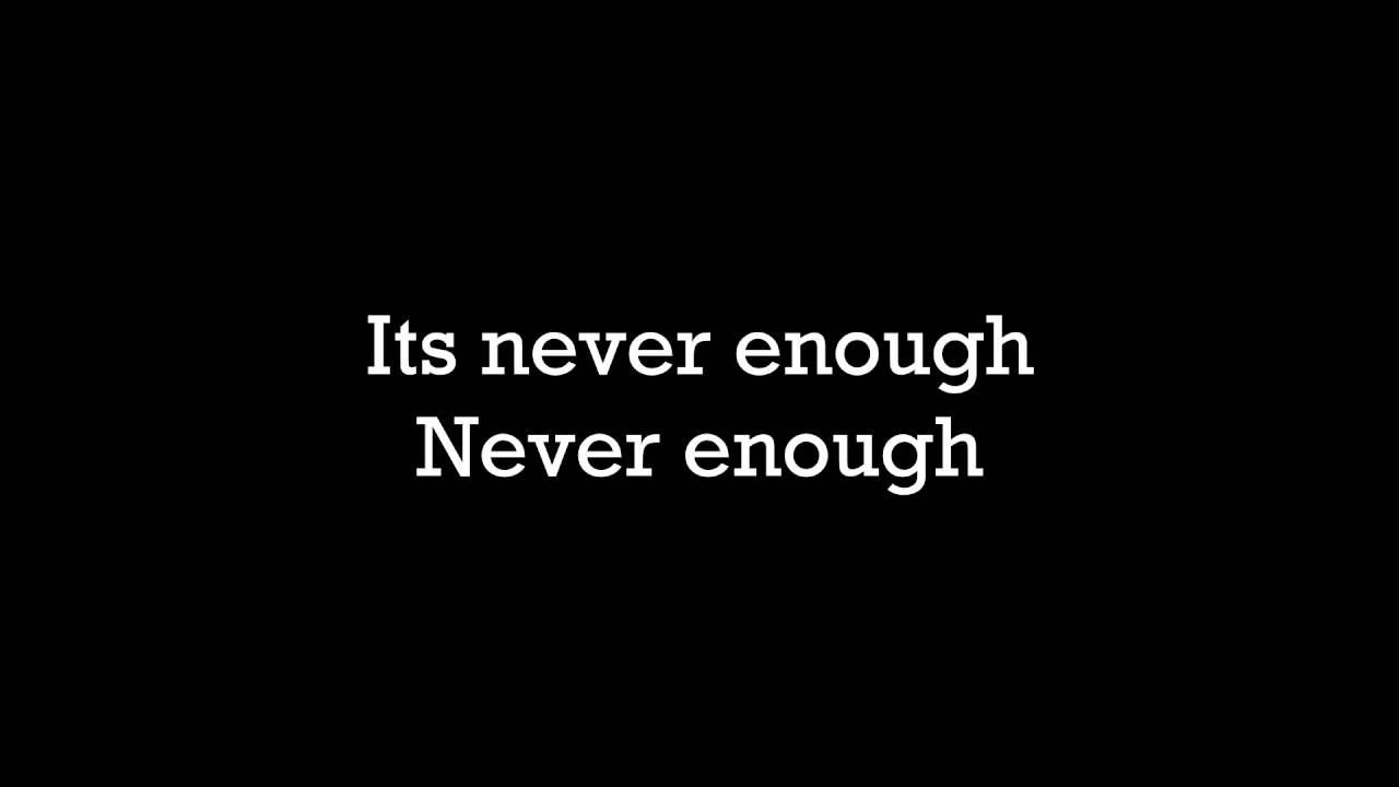 One Direction - Never Enough Lyrics - YouTube