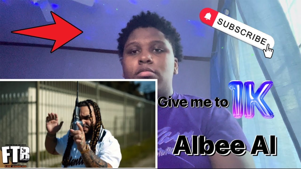 Albee Al-Menace to Society | From the block performance (reaction video ...