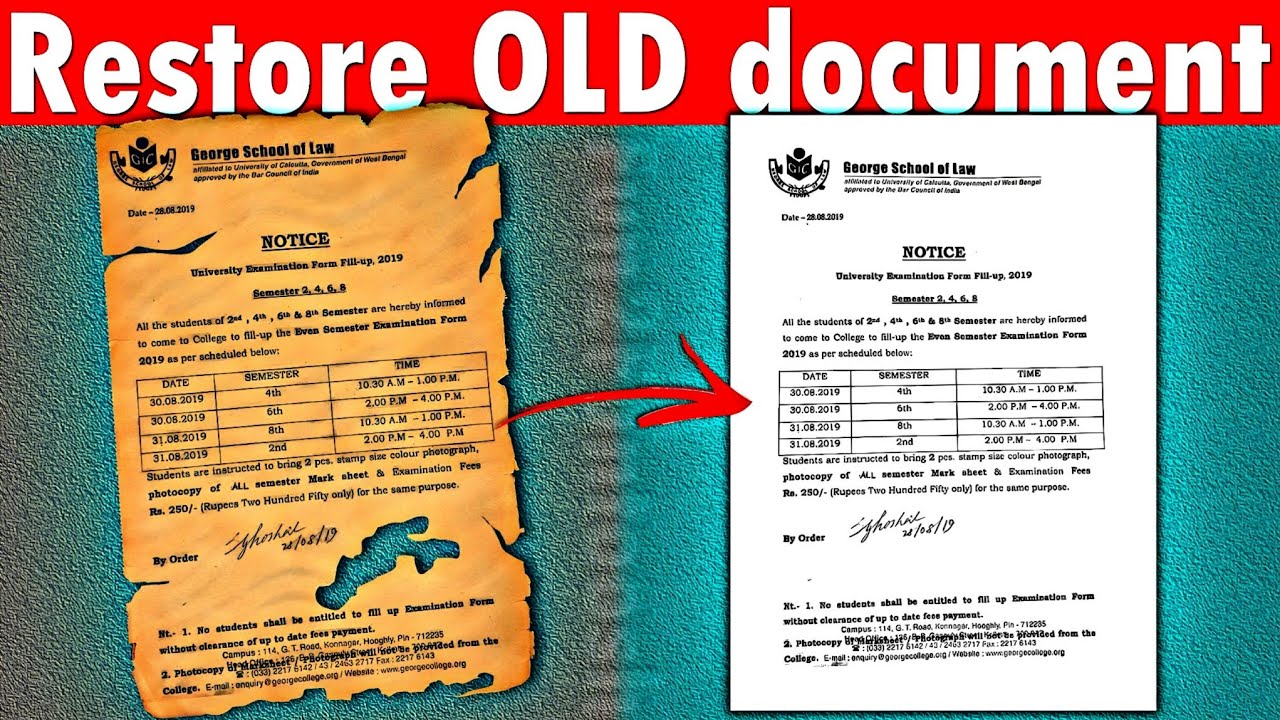 How to Repair & Restore Old Damage Documents in Ms Word | How to Clean ...