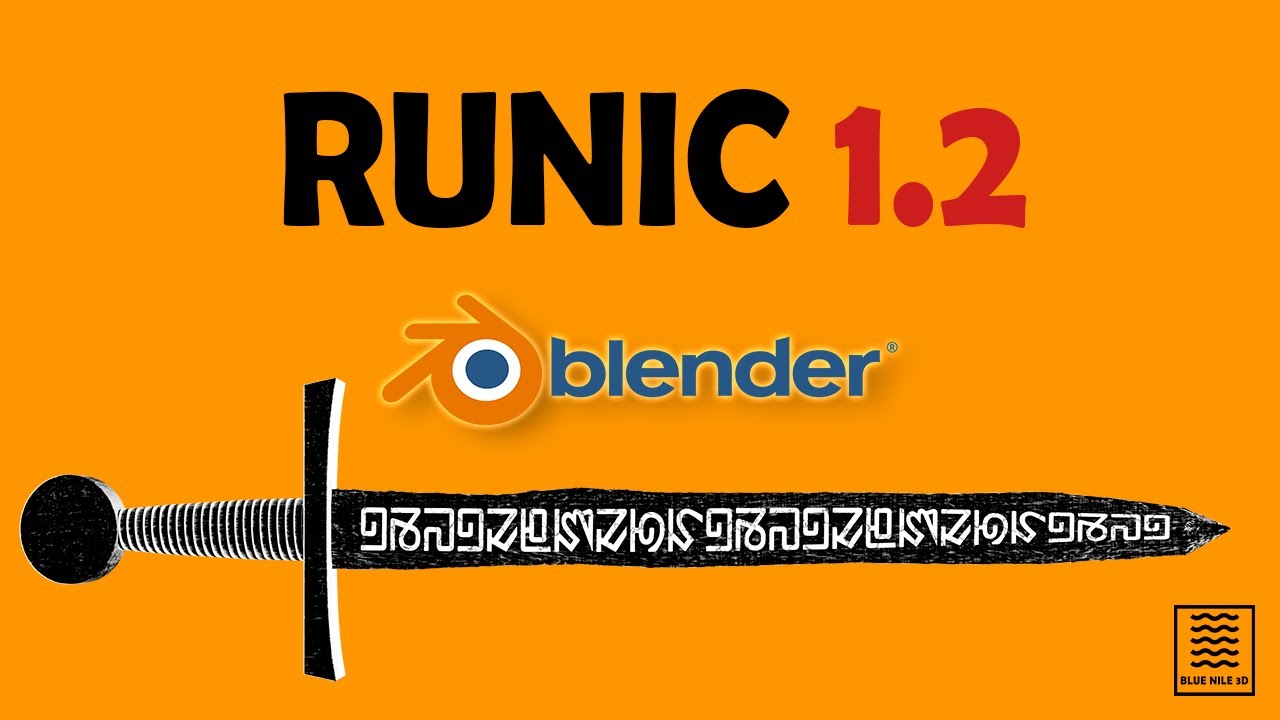 Runic (Blender Addon) - The Rune Library - YouTube